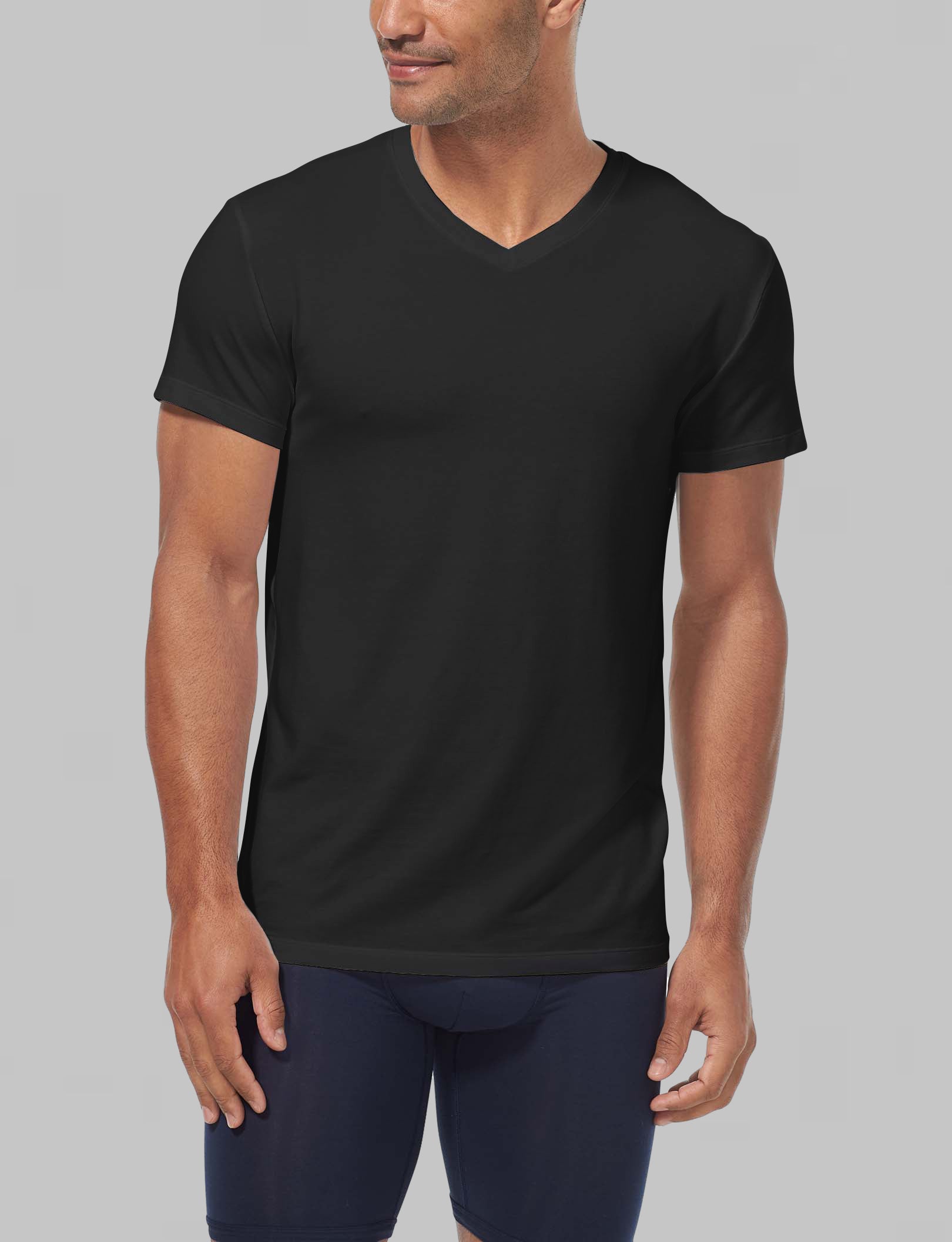 Cool Cotton High V-Neck Modern Fit Undershirt (3-Pack) – Tommy John