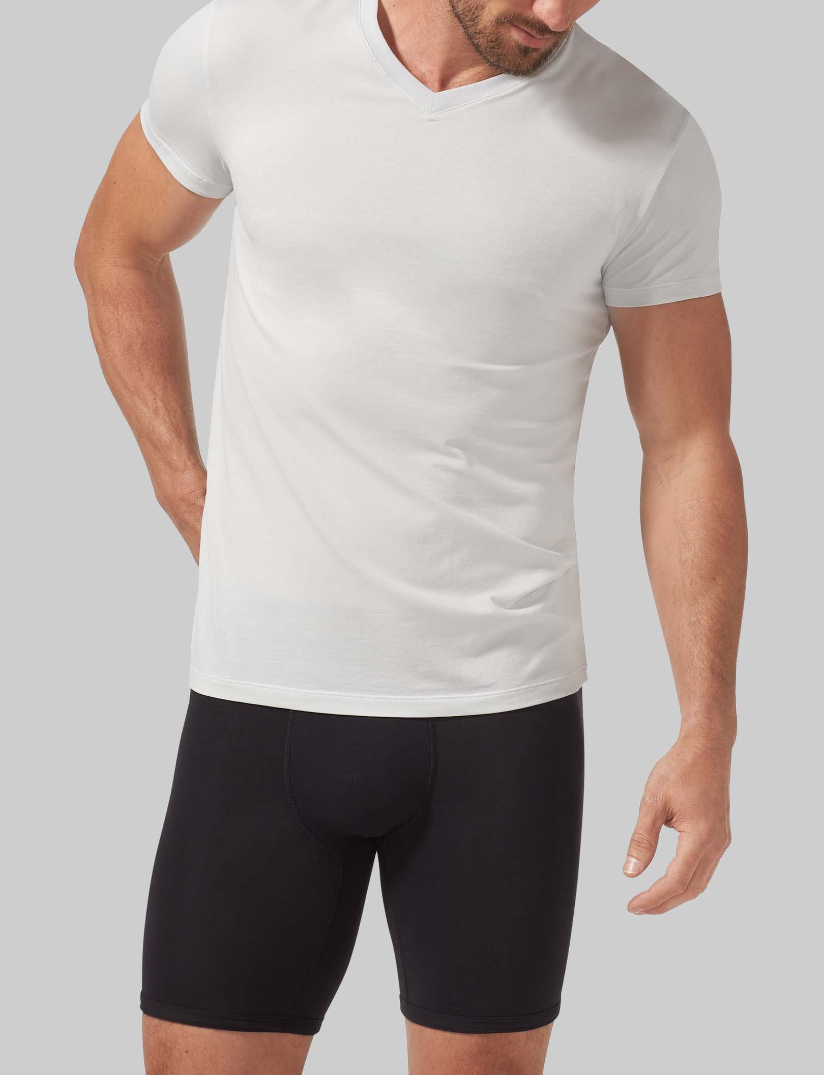 Cool Cotton High V-Neck Modern Fit Undershirt (3-Pack) – Tommy John