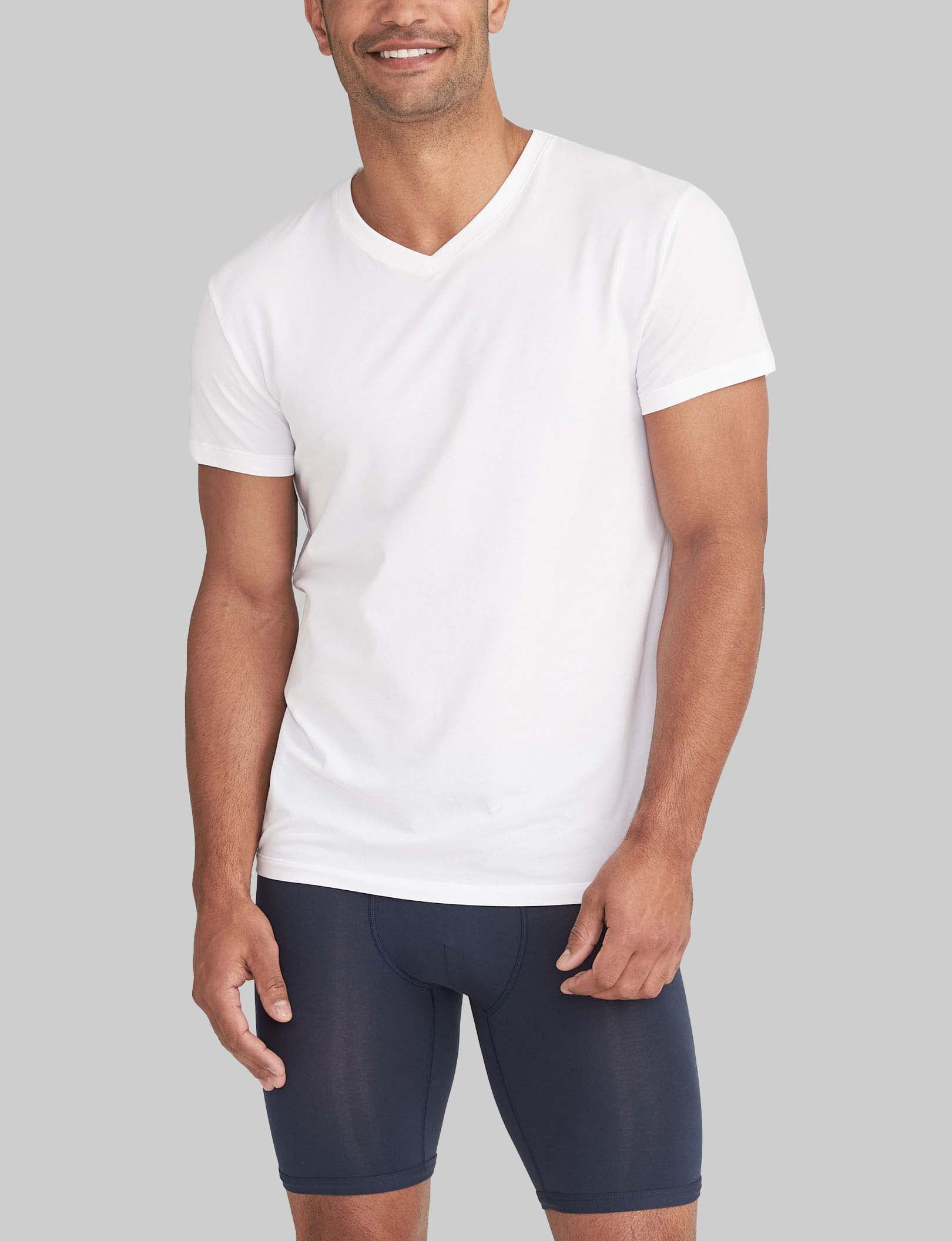 Cool Cotton High V-Neck Modern Fit Undershirt (3-Pack) – Tommy John