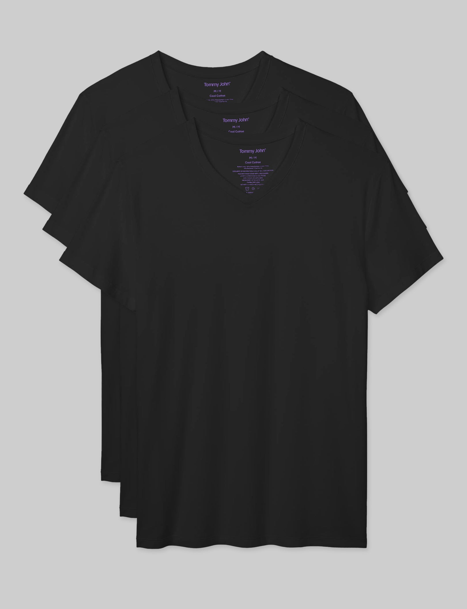 Cool Cotton High V-Neck Modern Fit Undershirt (3-Pack) – Tommy John