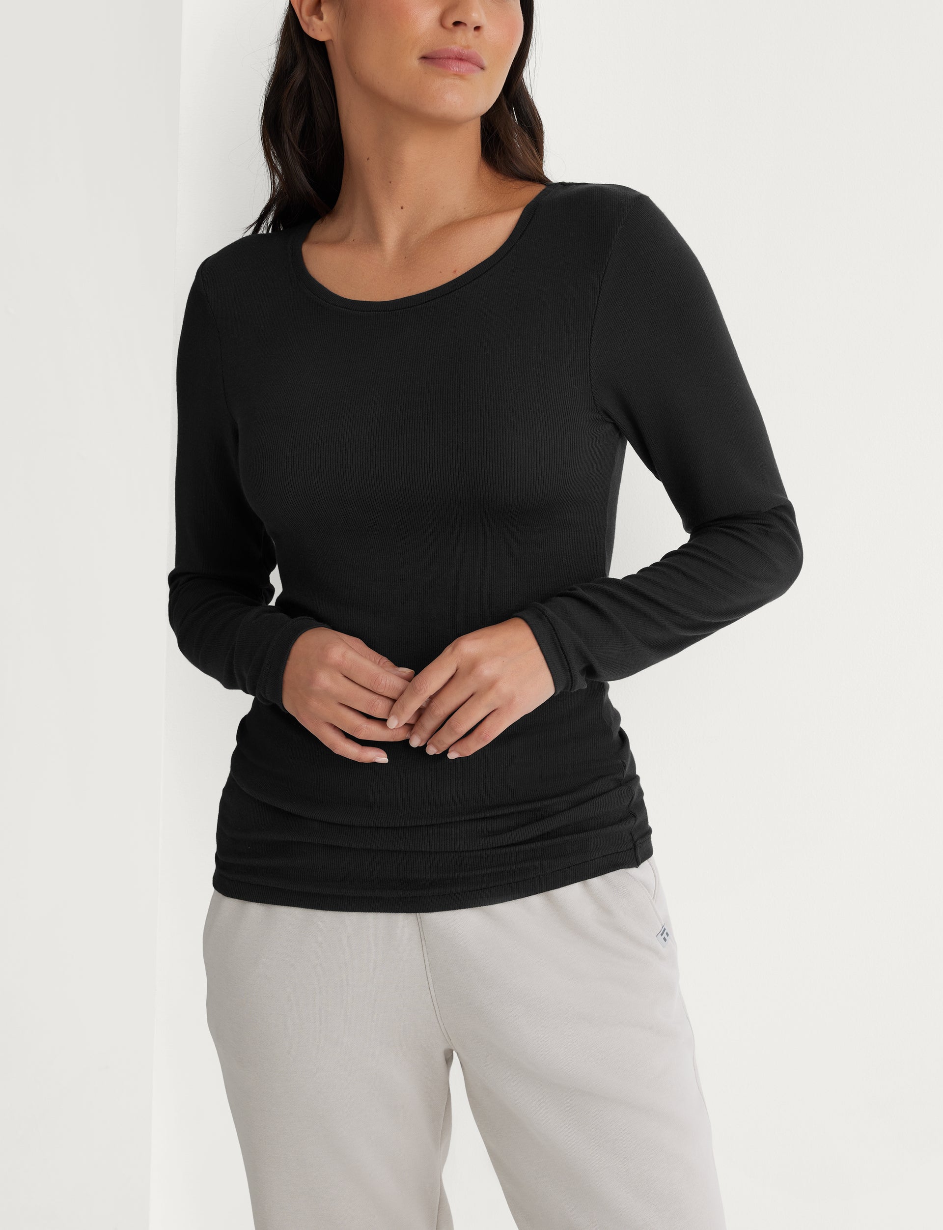 Women's Micro Rib Long Sleeve & Pant Set – Tommy John